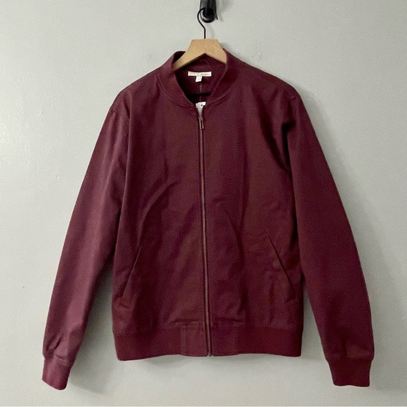 Hawker Rye | Jackets & Coats | Hawker Rye Burgundy Cotton Bomber Jacket ...